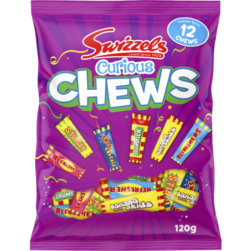 Swizzels Curious Chews 120g Swizzels Curious Chews 120g