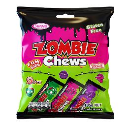 Sweetmans Zombie Chews Fun Size Bag 135g