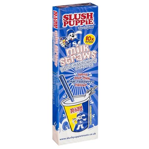 Slush Puppie Milk Straws Blue Raspberry 10pk