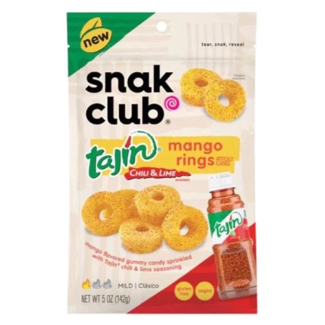Snak Club Tajin Mango Rings 142g