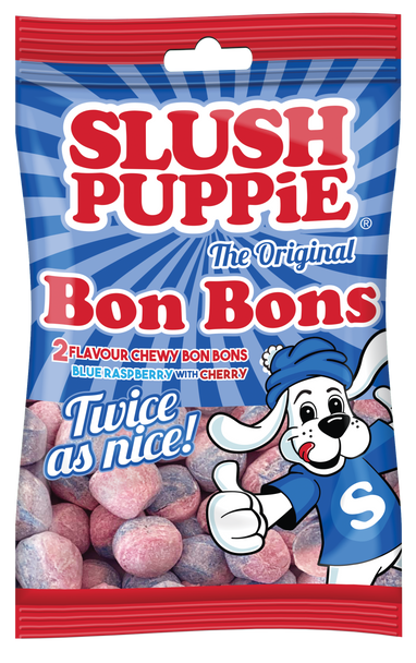 Slush Puppie Bon Bons Blue Raspberry with Cherry 100g