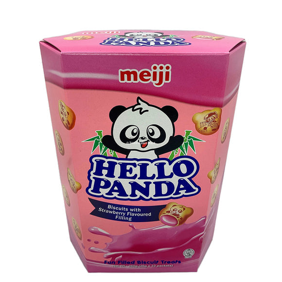 MEJI Hello Panda Strawberry 26g x 10 packets