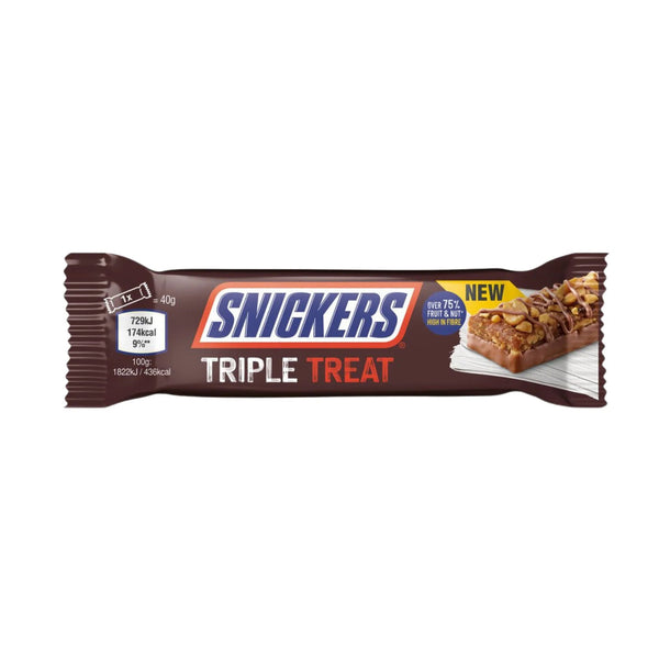 MARS TRIPLE TREAT SNICKERS 40g