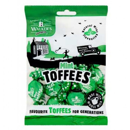 Walkers Mint Toffees 150g