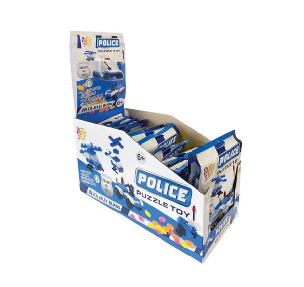 UNIVERSAL CANDY Police Puzzle Toy with Jellybeans 5g
