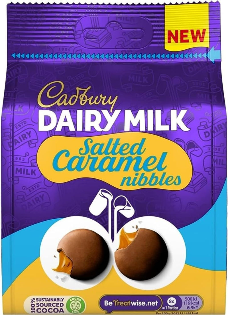 Cadbury Dairy Milk Salted Caramel Nibbles Cadbury Dairy Milk Salted Caramel Nibbles