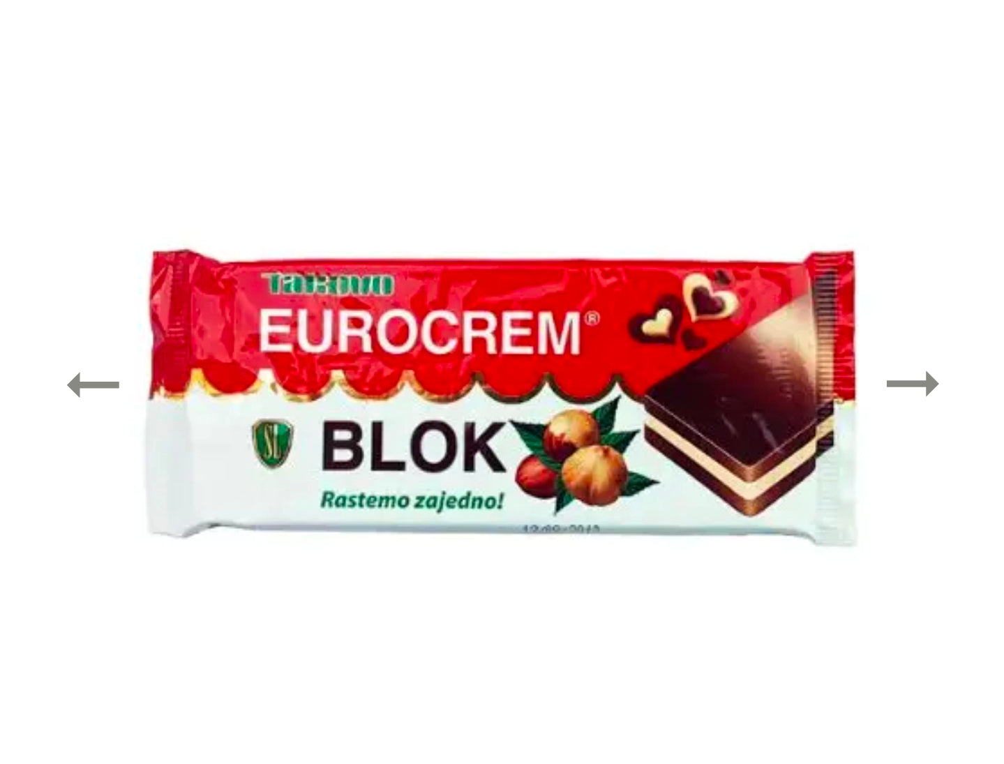 Swisslion Takovo Eurocream Bar 100g