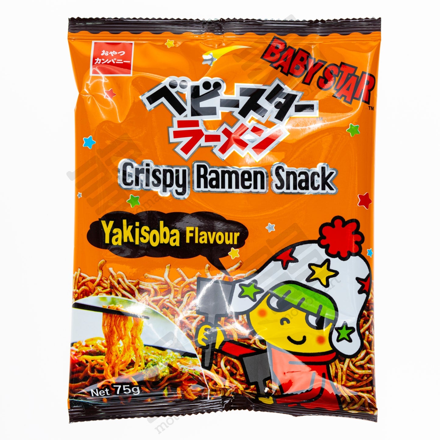Baby Star Crispy Ramen Snack Yakisoba Flavour 75g
