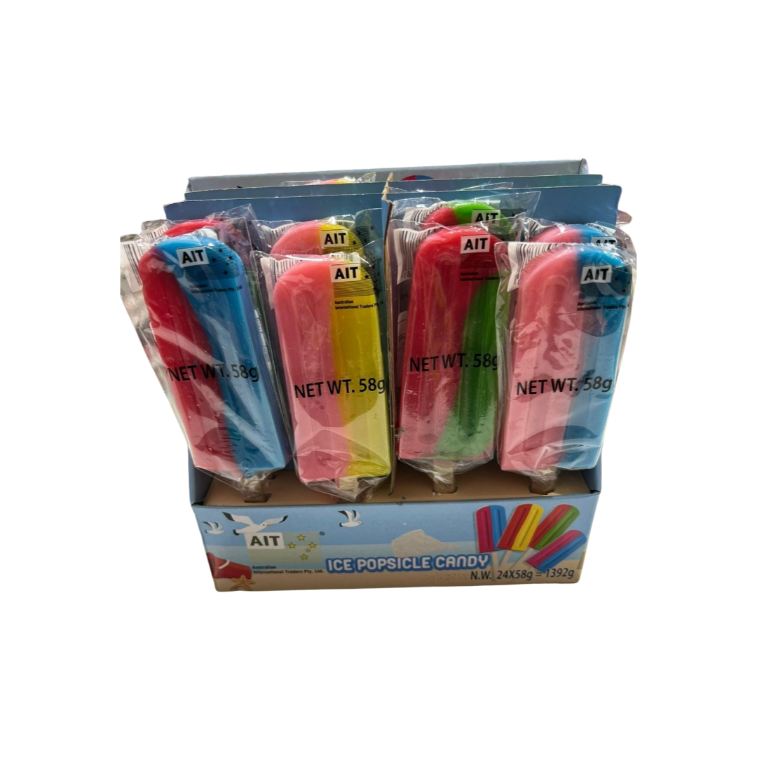 Ice Popsicle Candy Lollipop 58g