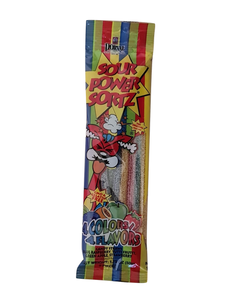 SOUR POWER Sortz 4 Colours 4 Flavours 50g